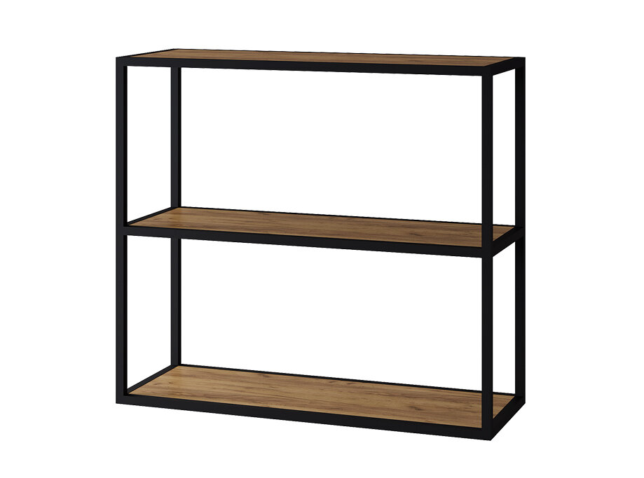 Полка навесная настенная Лофт 8МП3 (ЛОФТ-3 (800) 80,0х72,0х29,0 см, крафт