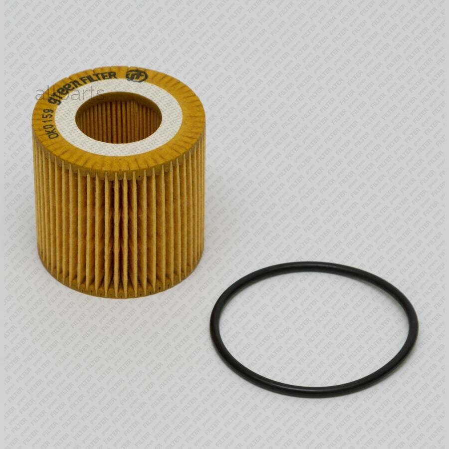 GREEN FILTER OK0159 фильтр масляный (картридж) SKODA FABIA, ROOMSTER VW POLO 1.2 01-