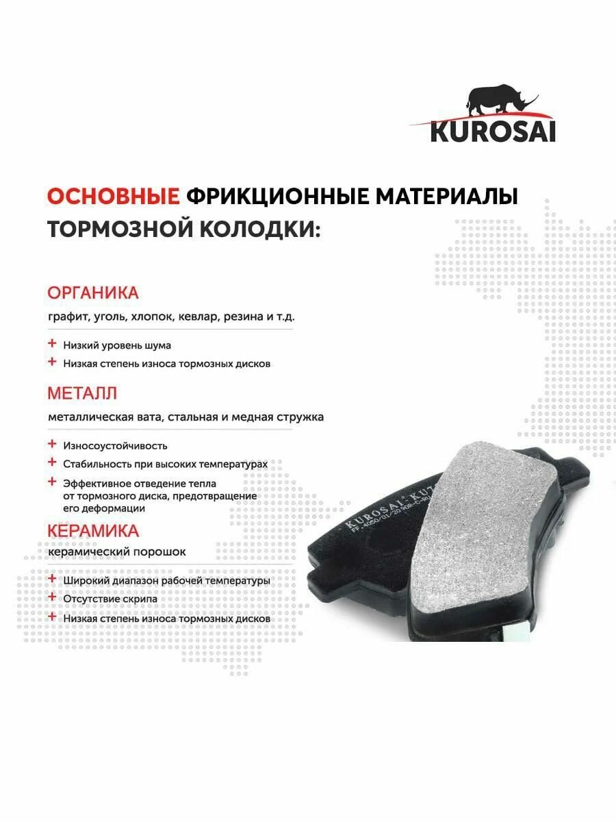 Тормозные колодки задние Toyota Land Cruiser IV (J70), V (J80), VI (J100), Prado II (J90), Prado III (J120), Prado IV (J150), Mitsubishi Pajero IV c 2006г, Lexus RX (XU10) 98-03