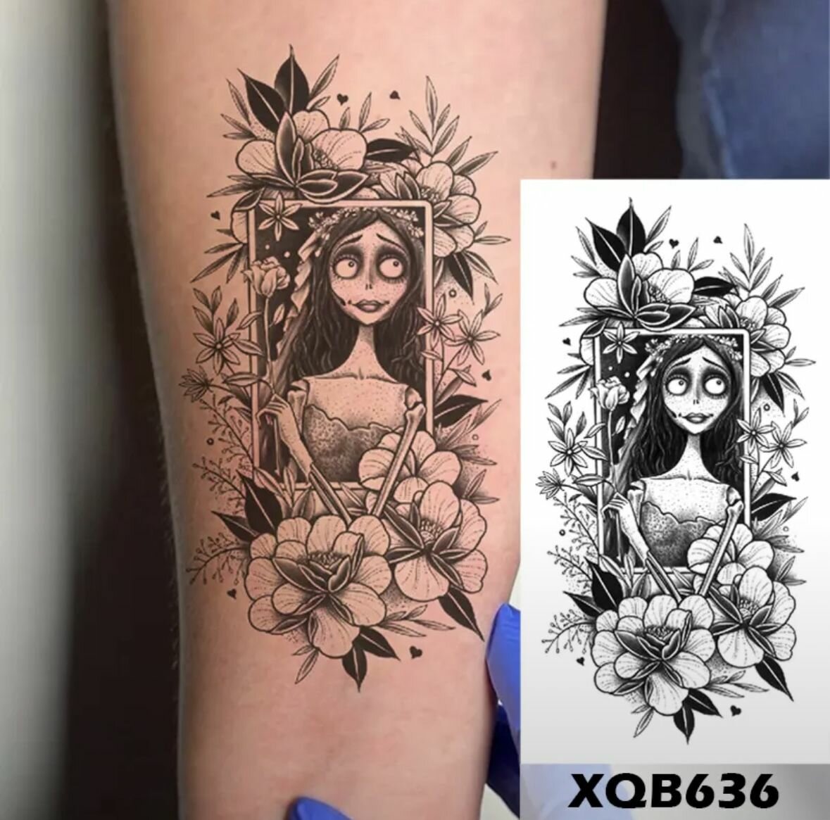 Временные переводные татуировки для взрослых, водостойкая тату-наклейка на тело, tatoo