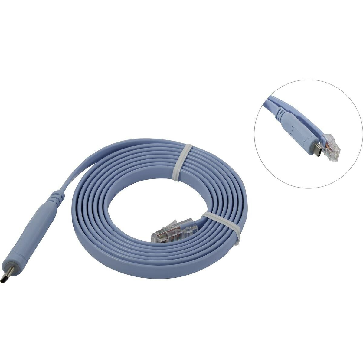 KS-is Кабель-адаптер консольный для Cisco USB-C --> RJ45 1.8м