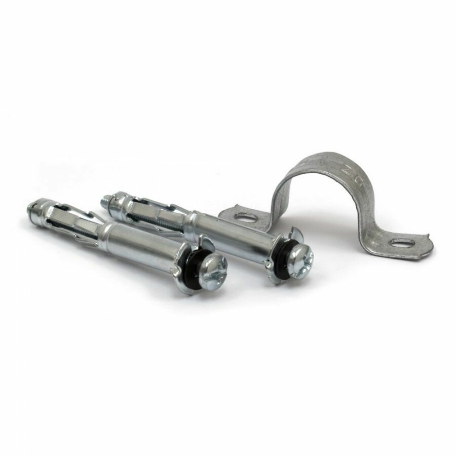 Комплекты для крепления ОКЛ с использованием дюбеля Молли М4х32 и скобы СМД д.25-26мм