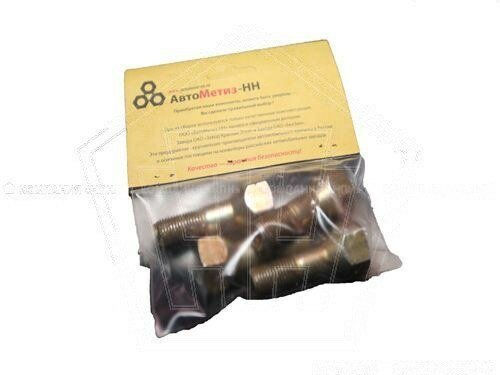 Болт колеса ваз 2101 м12*1,25*27 (ключ 19) (к-т 4 шт) на литые диски (ам2031)