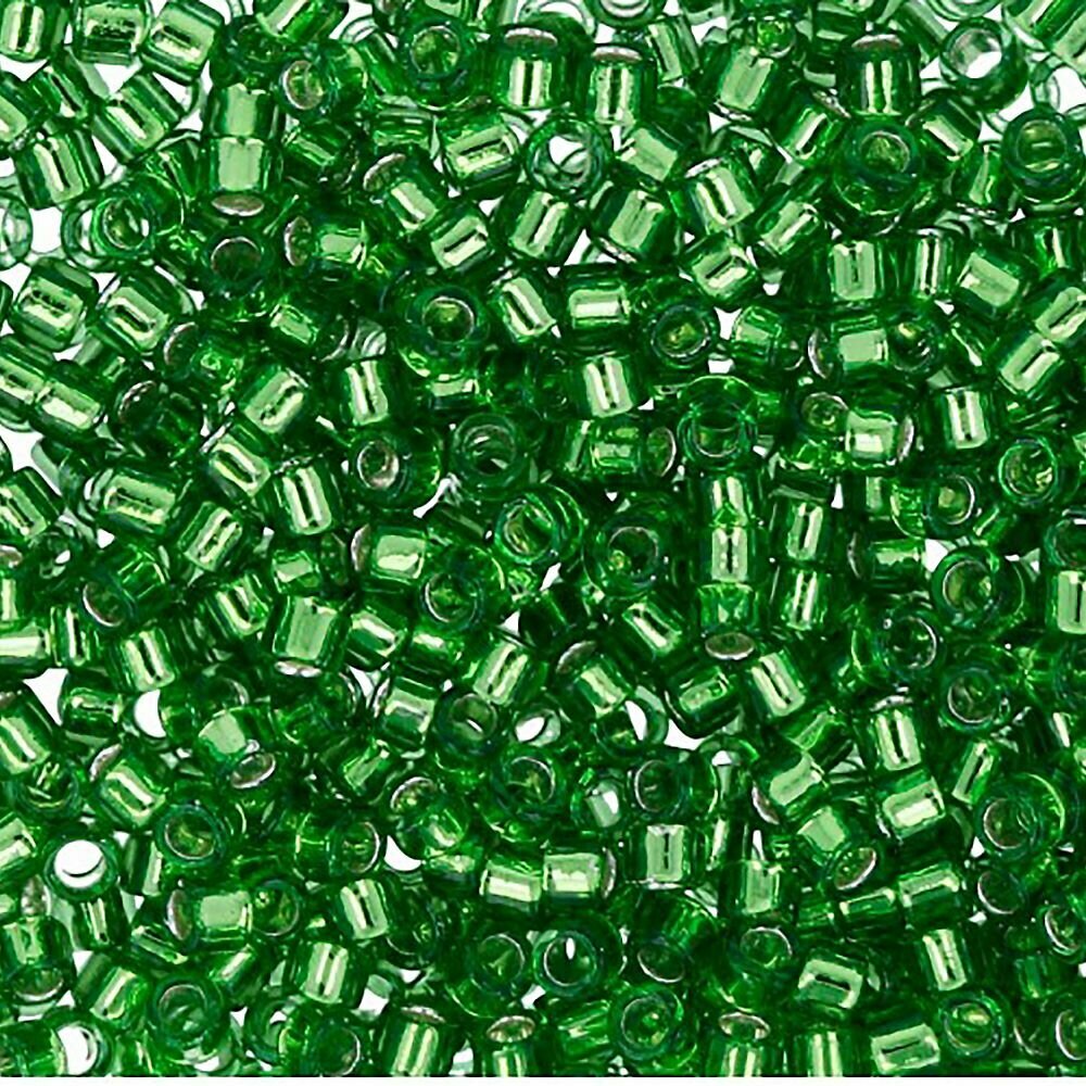 Бисер Япония "TOHO" 11/0 TREASURE №2 1.6 мм 5 х 5 г №0027 зеленый