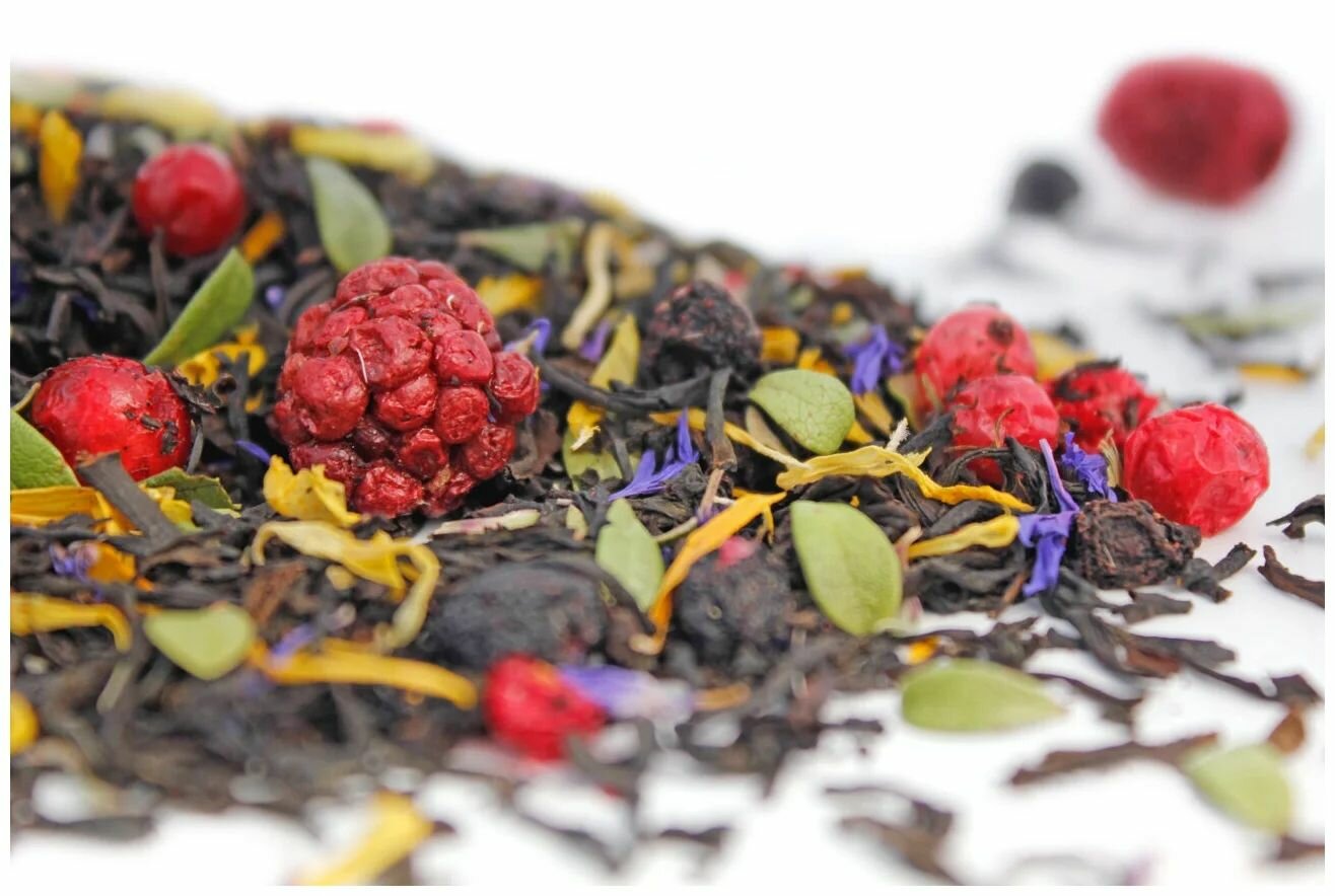 Чай черный "Таежный сбор черные типсы" 1 кг, WEISERHOUSE - цейлонский чай с добавлением лесных ягод