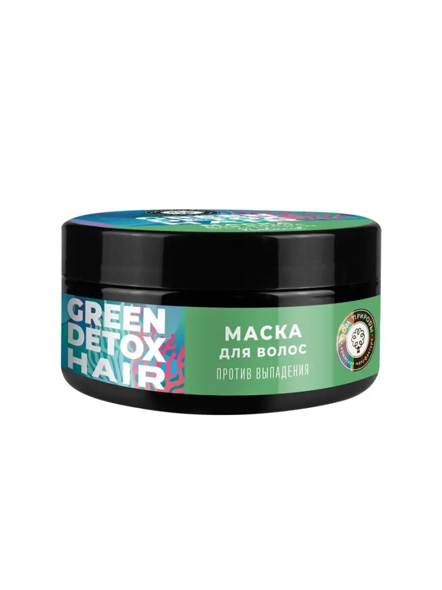 Маска против выпадения волос с водорослями Green Detox