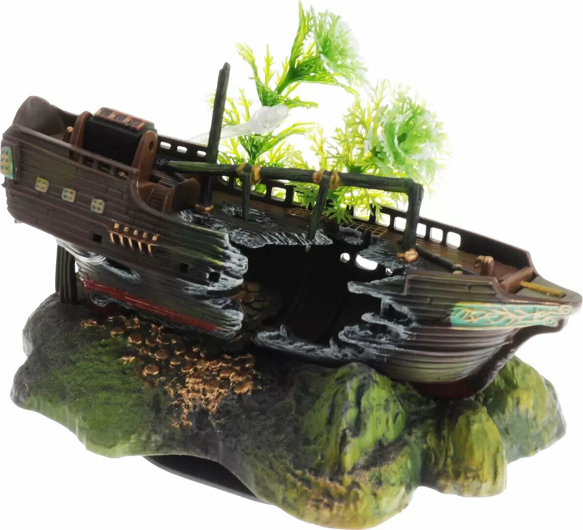 Распылитель декоративный PENN-PLAX корабль с сокровищами