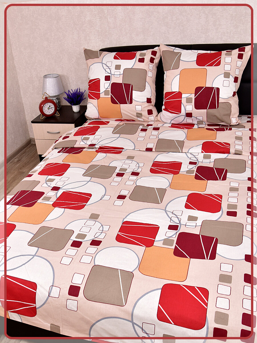 Постельное белье Шуйская бязь Камушки 7367-1 2 спальное