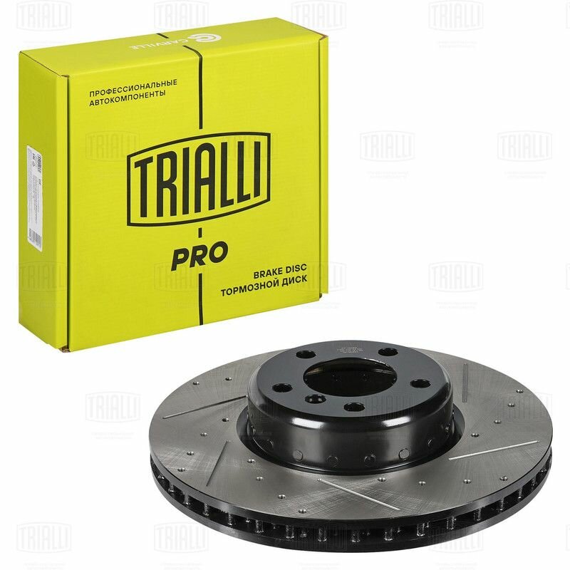 Диск тормозной передний Trialli PRO DF 0669s для а/м BMW 3, 4, 1, d 340 мм