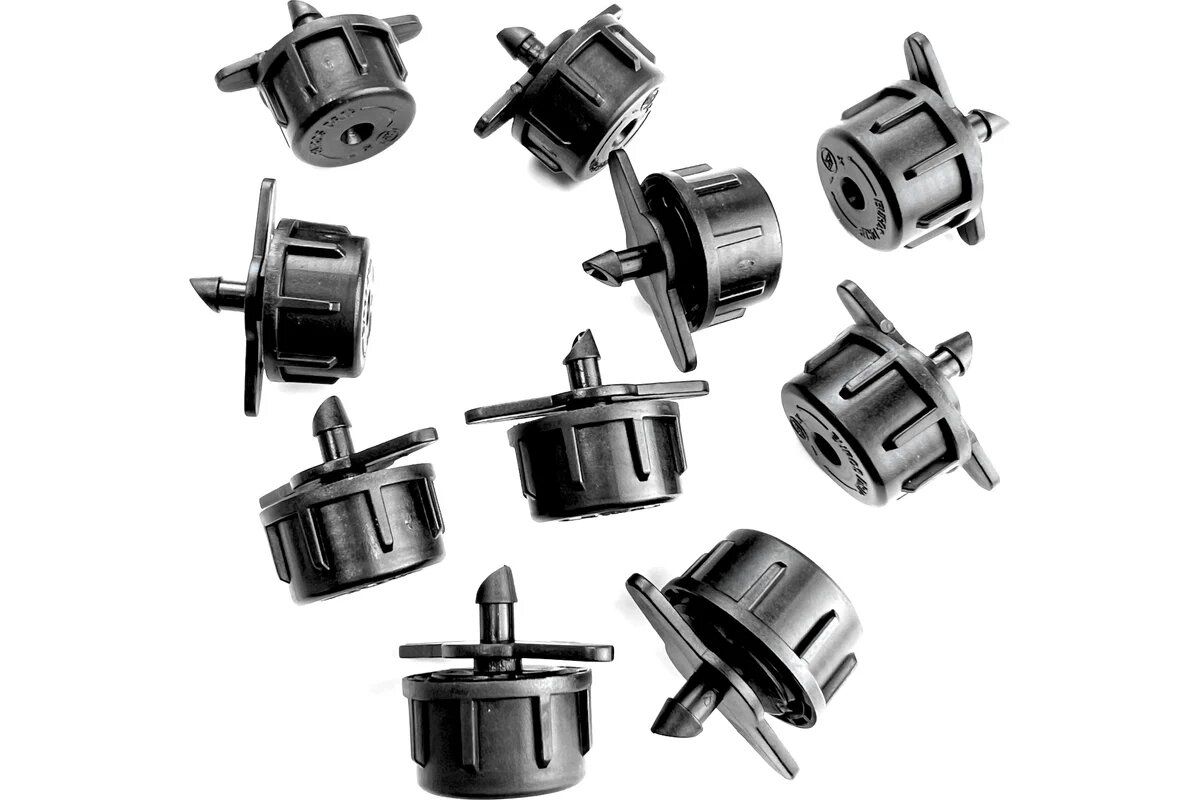 Профитт Регулируемая капельница-разбрызгиватель 0-60 л/ч для полива комплект 10 шт 1892532