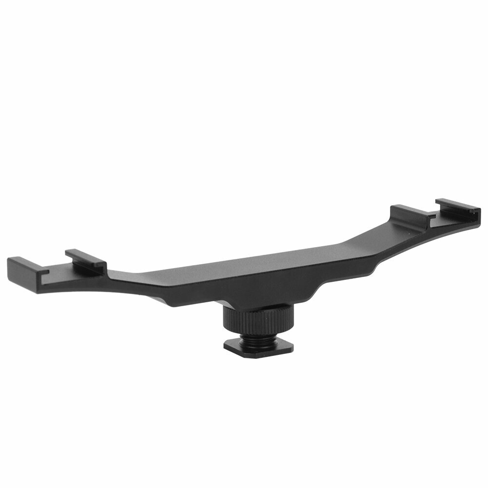 Двусторонний кронштейн для крепления на холодный башмак, удлинитель для камеры, вспышка, заполняющий светильник, держатель микрофона