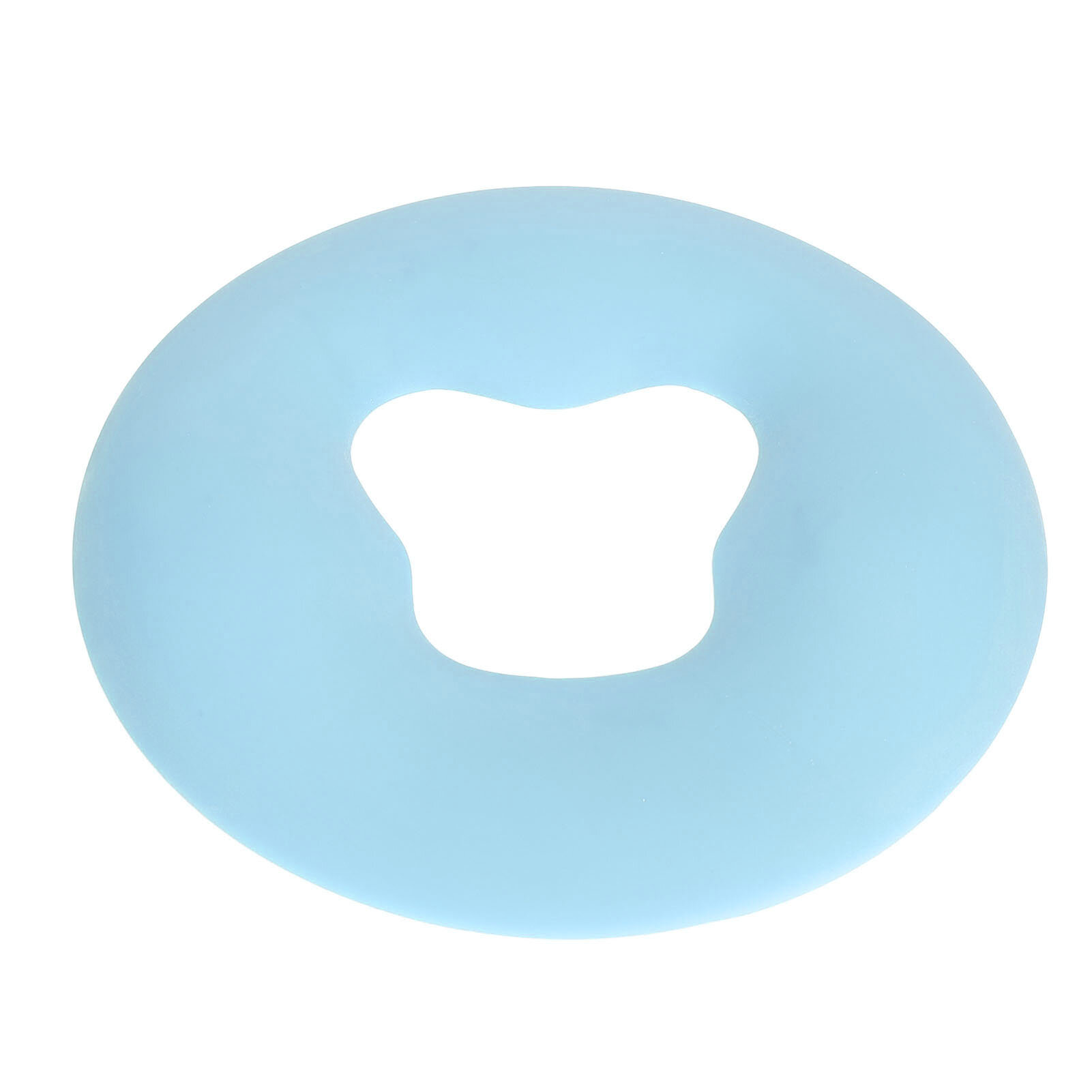 Силиконоваямассажнаяподушкадлялица, предотвращающаяпоявлениеморщин, мягкаяэластичнаяподушкадляспа-процедур, подходящаядляиспользованиялицомвниз, длясалоновкрасоты, синяя.