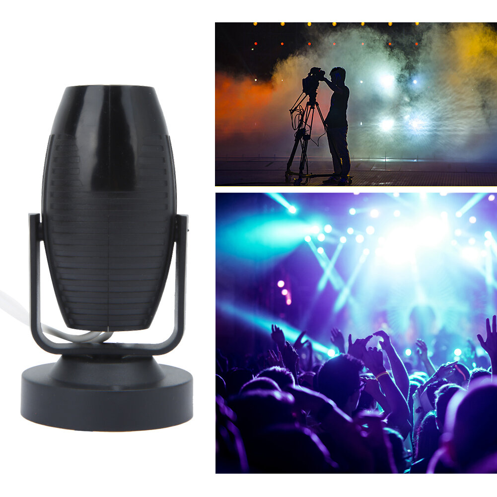 AC85-265V светодиодный мини-портативный прожектор с регулируемым углом, прожекторная лампа, луч света для вечеринки, сцены, свадебных принадлежностей (черный корпус, зеленый свет)