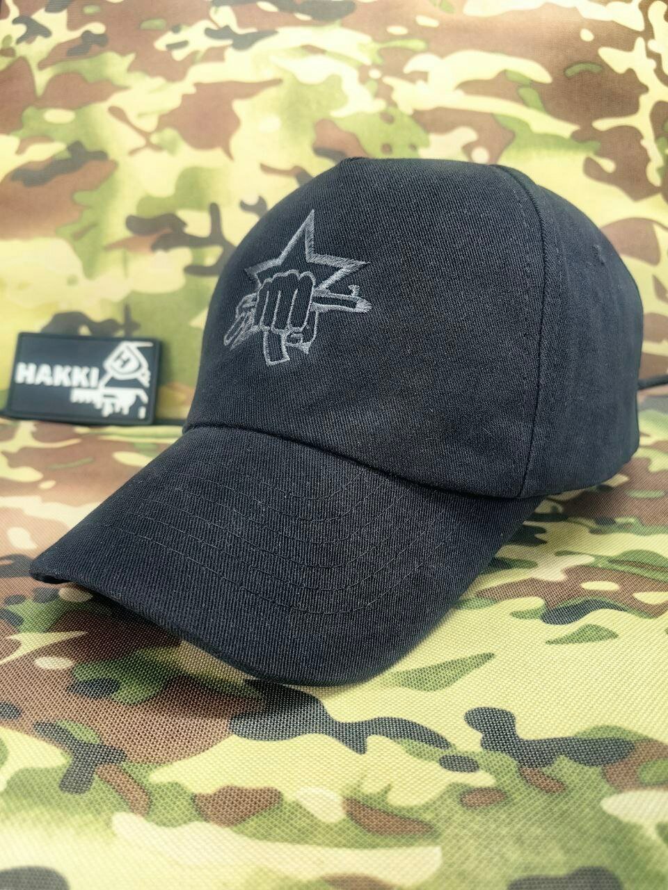 Бейсболка росгвардия спецназ - боевая единица черная