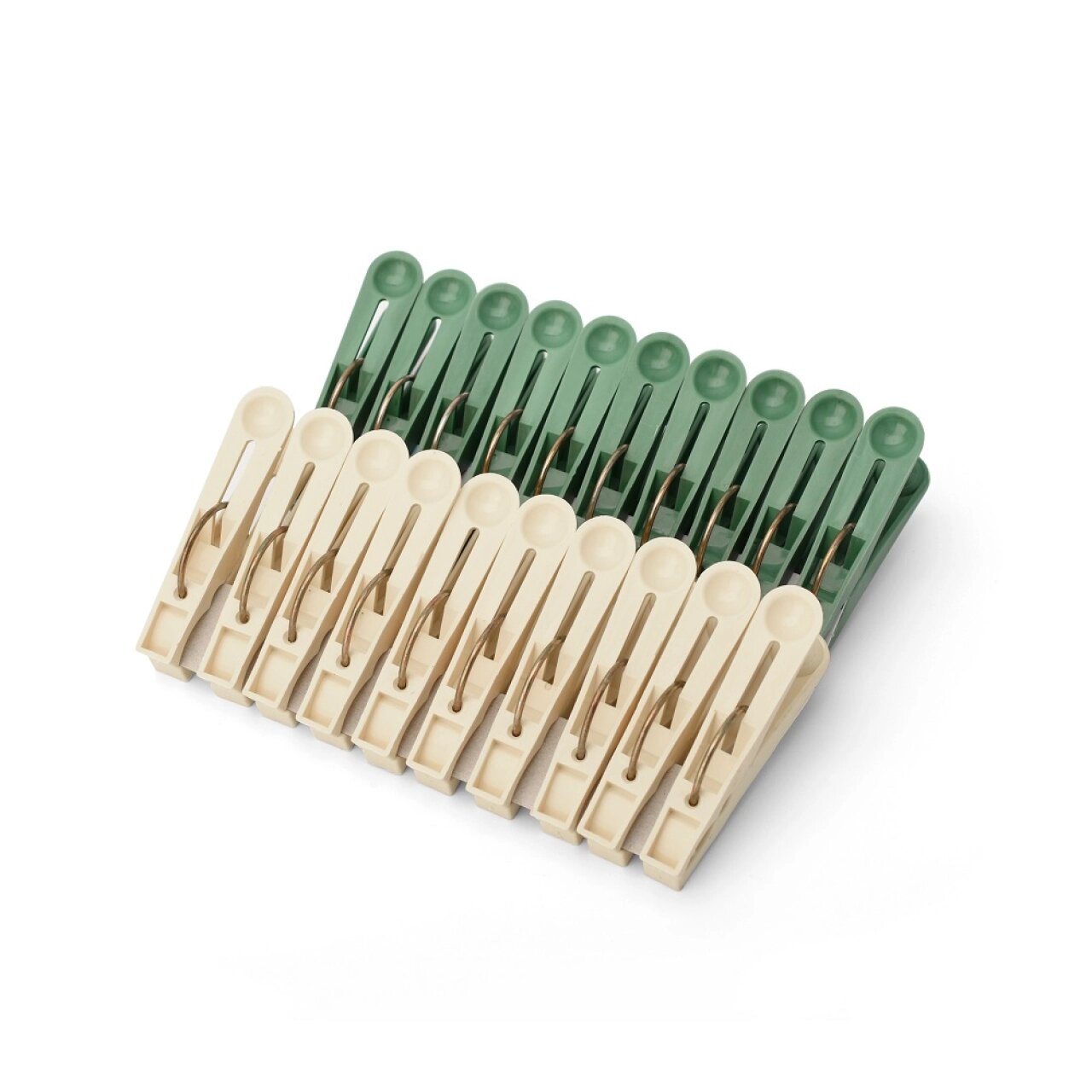 Atmosphere Прищепки для белья пластиковые 8 см, набор 20 шт, прочные и лёгкие