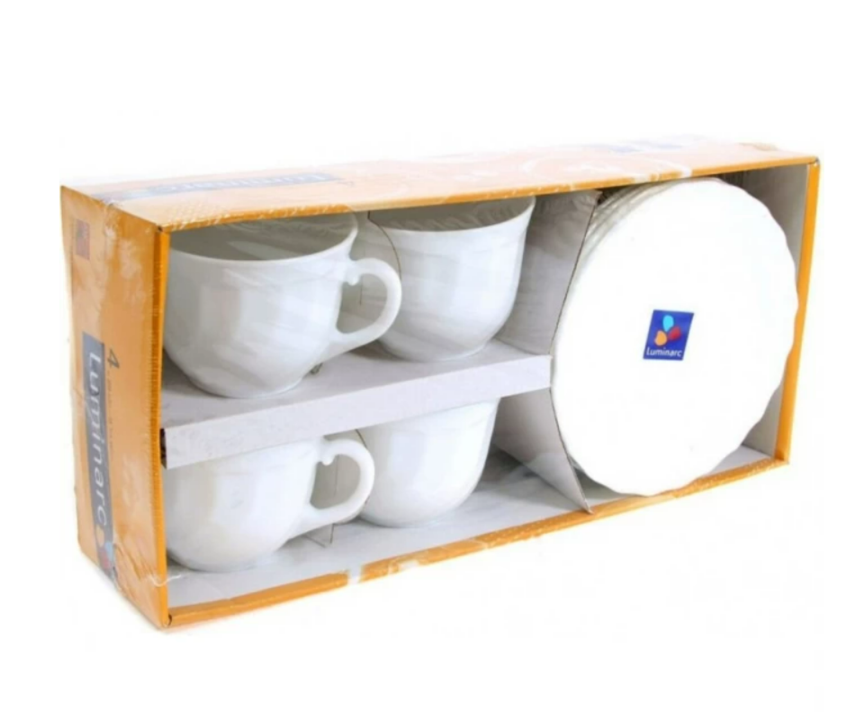 LUMINARC трианон (67530), Чайный набор, 8 предметов, 280мл