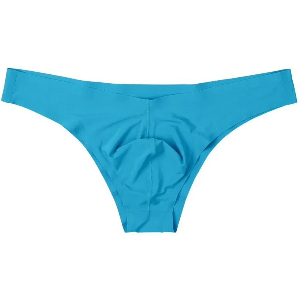 Сексуальные мужские трусы с сумкой, ультратонкие летние новинки 2025 года, сексуальное быстросохнущее нижнее белье, бесшовные трусики с низкой талией