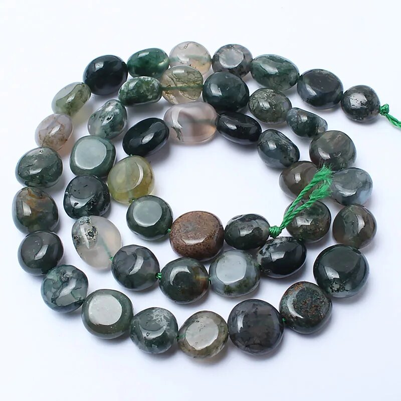 Бусины из апатита, морганита, аквамарина GMB724 Изумрудный, india agate