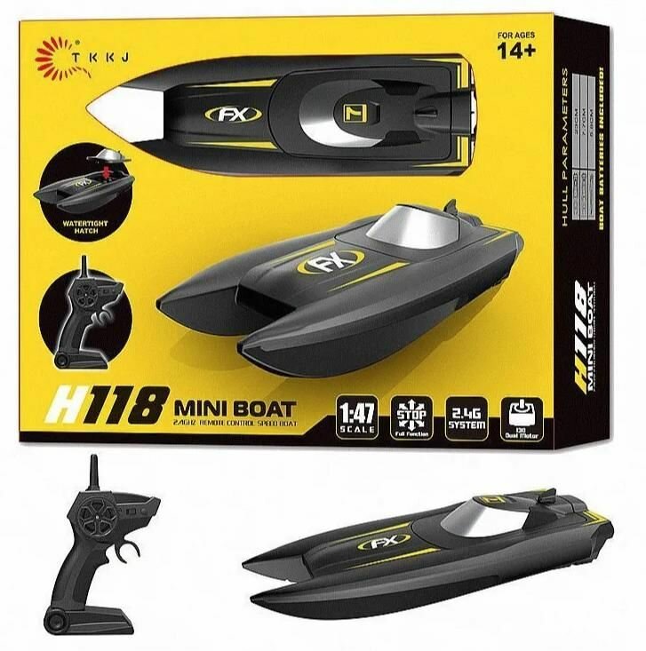 Катер на радиоуправлении / Лодка на пульте управления / Радиоуправляемый катер игрушка - H118