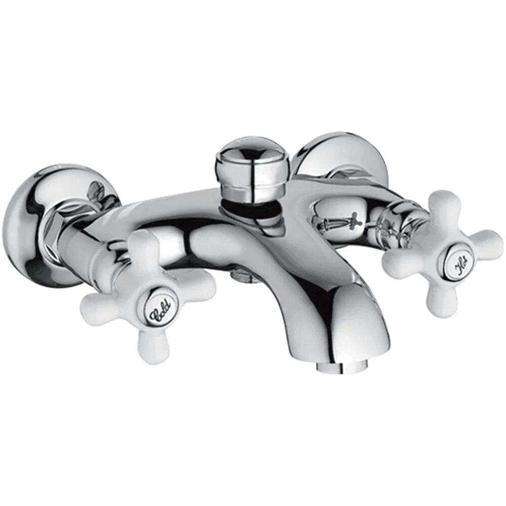 Смеситель для ванны с душем Fashun A3018 настенный, хром, глянцевый, латунный, без лейки