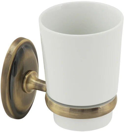 Стакан для ванной Veragio Bonjour VR. BNR-7840. BR бронза, из латуни