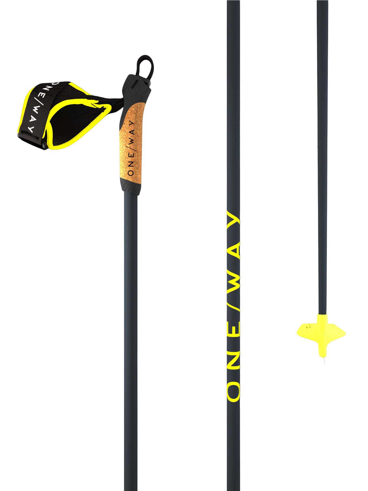 Лыжные палки ONE WAY Storm 6 Dark (см:170)