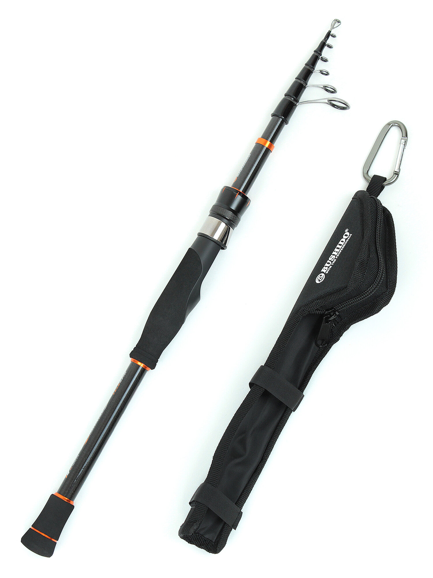 Спиннинг телескопический BUSHIDO LACKY tele spin 2.35м (4-18гр)