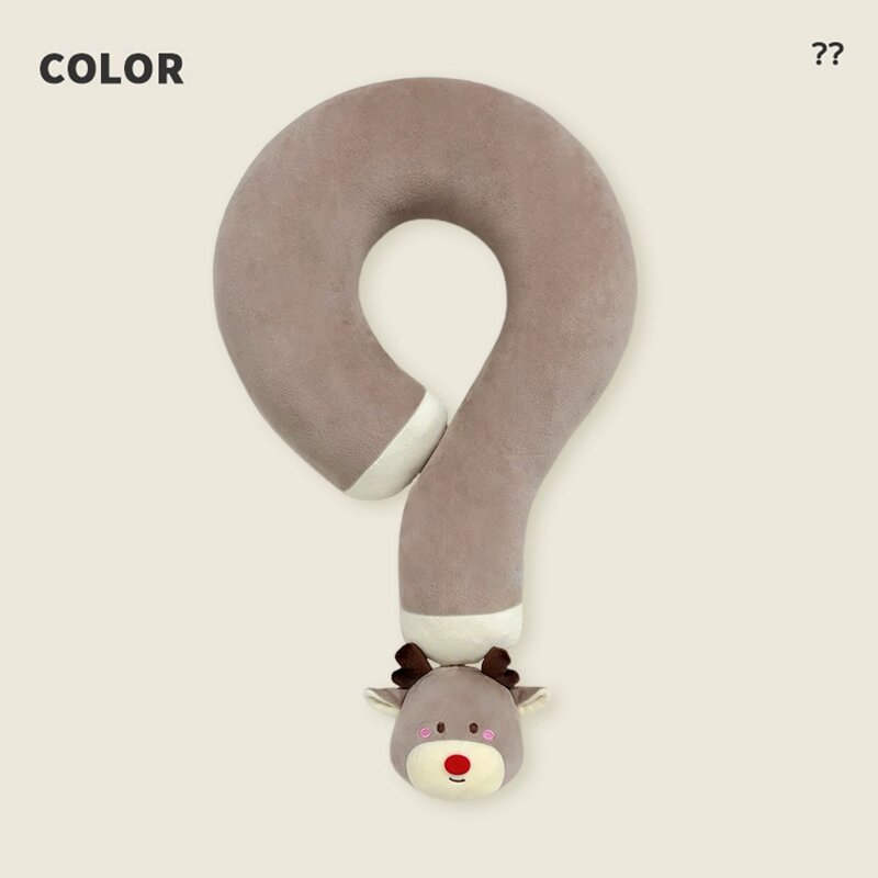 Милая подушка для таксы, U-образная подушка, подушка для шеи с вопросительным знаком, мягкая игрушка, забавная кукла,