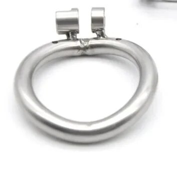 Новинка 2023 Ультра маленький плоский член клетка целомудрия Lock со стальным Only 50mm Ring