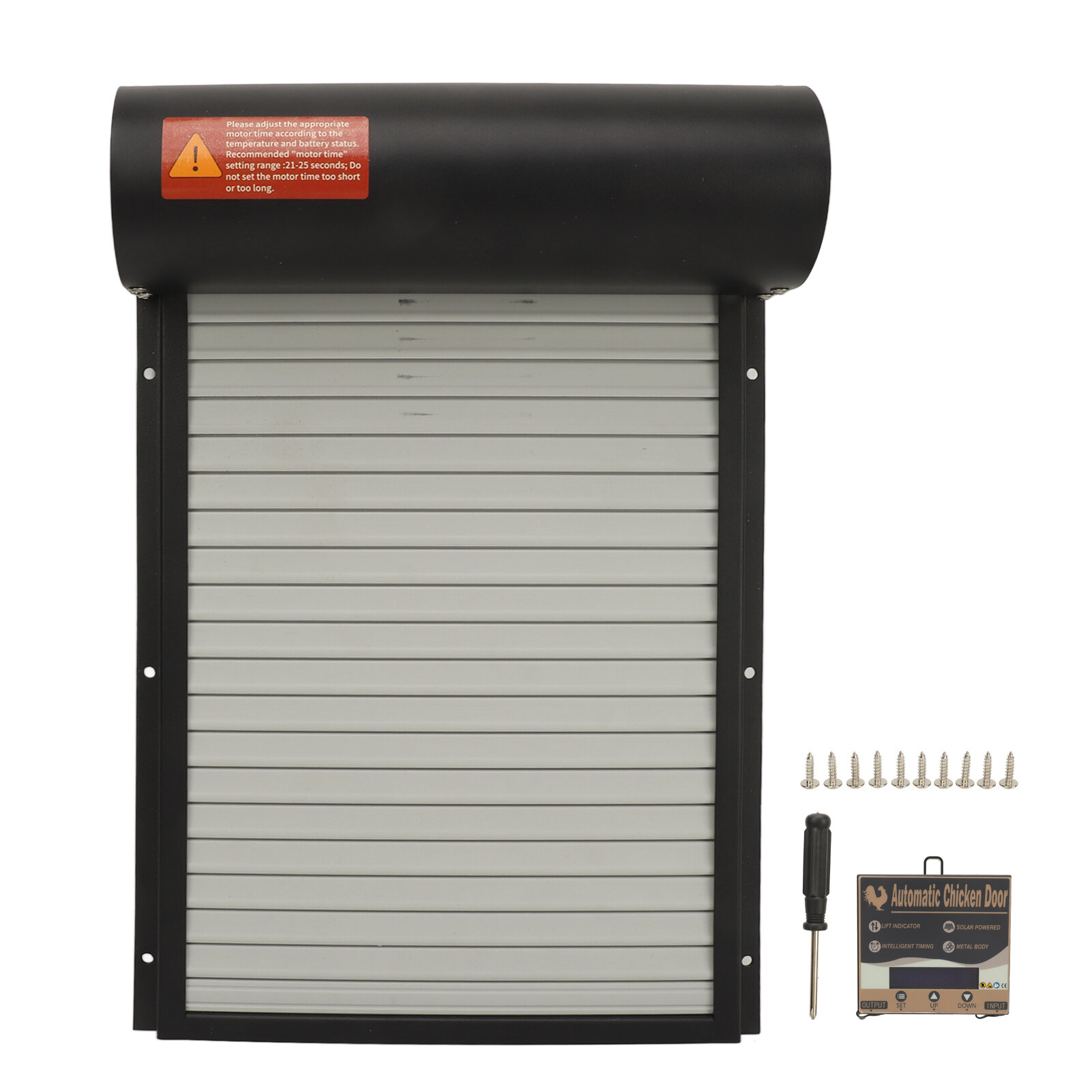 Автоматический курятник открыт дверной дверь батарея