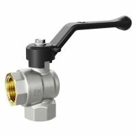 Кран шаровой угловой муфтовый полнопроходной (рычаг) LD Pride 1/2"