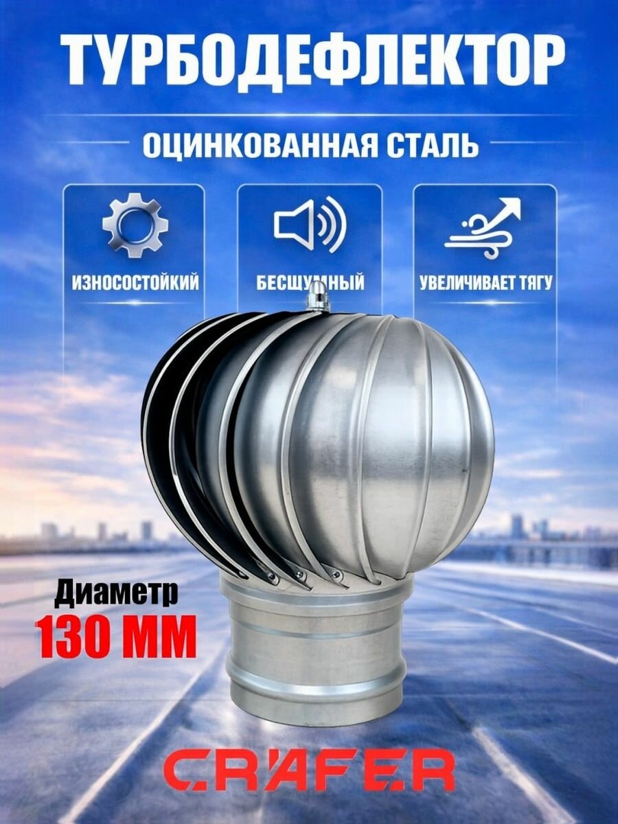 Турбодефлектор 130 оцинковка