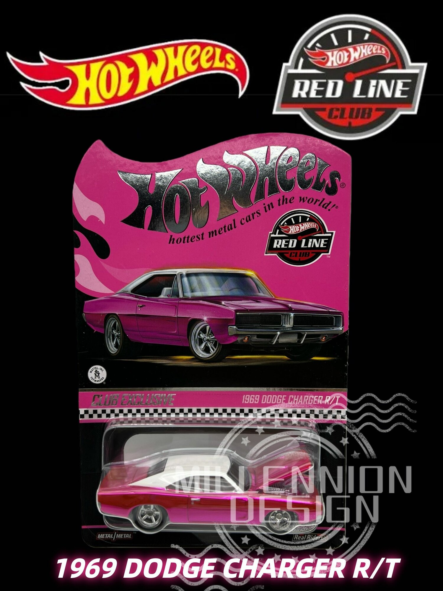 Машинка Hot Wheels RLC COLLECTOR EDITION(RLC:1969 DODGE CHARGER R/T)