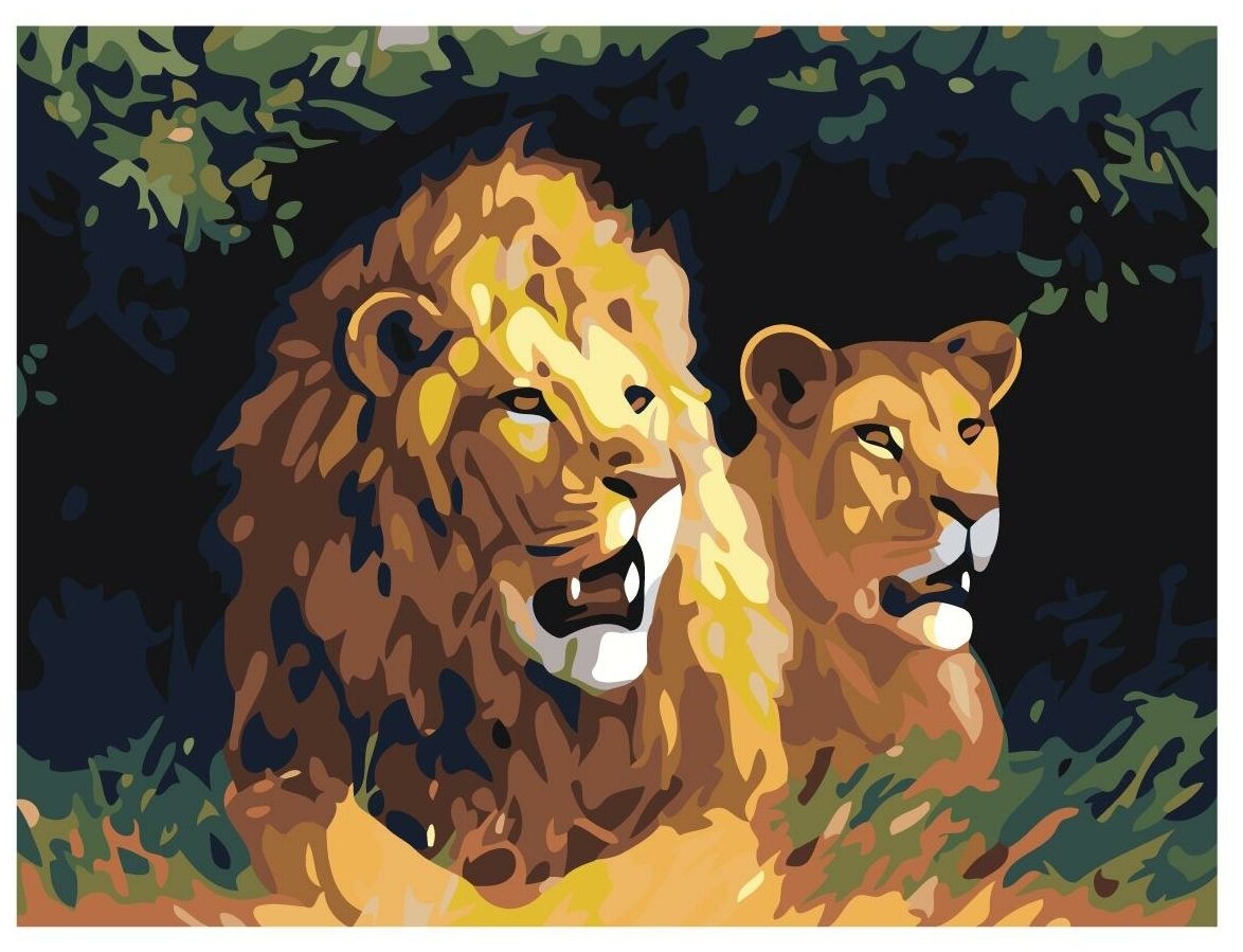 Картина по номерам, "Живопись по номерам", 36 x 48, KRYM-AN04