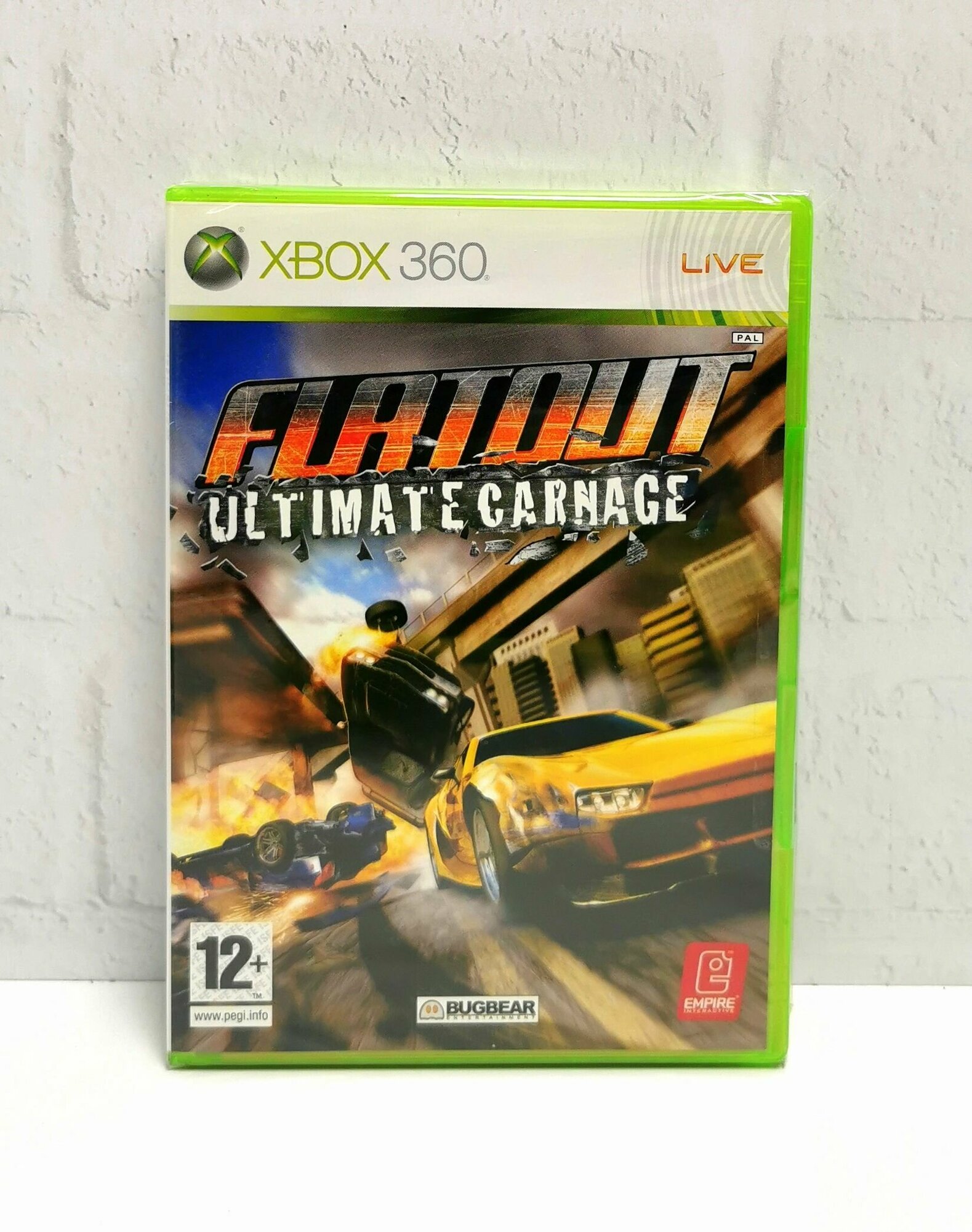 Flatout Ultimate Carnage Видеоигра на диске Xbox 360. Товар уцененный