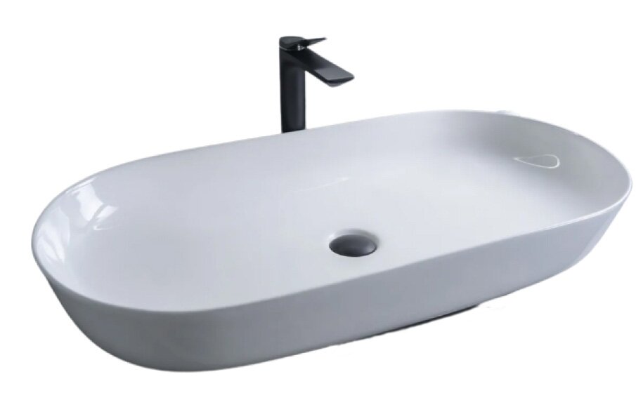 Накладная раковина Gid N9348 81х41 белая 51200