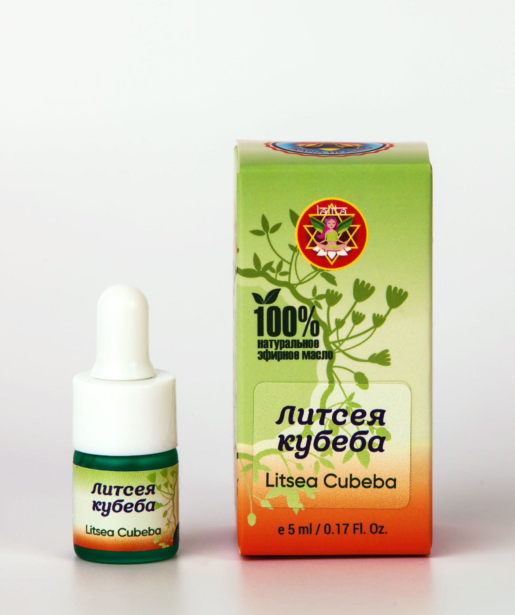 Литсея Кубеба (эфирное масло) / Litsea Cubeba / 5 мл / стекло / Prana Healing / LALITA®