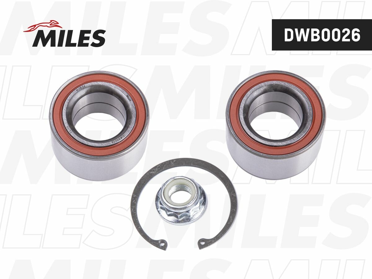 Подшипник ступ. AUDI A3/SKODA OCTAVIA/VW GOLF/BORA 96-06 пер, MILES DWB0026