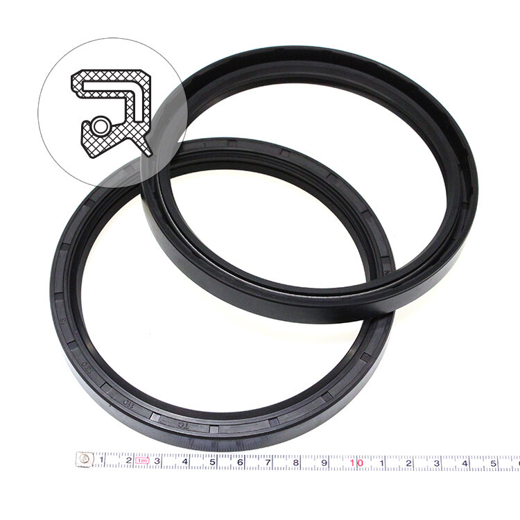 Манжета армированная (Сальник) 110х130х13 (тип 2 / TC) 70NBR (упаковка 2 шт.)