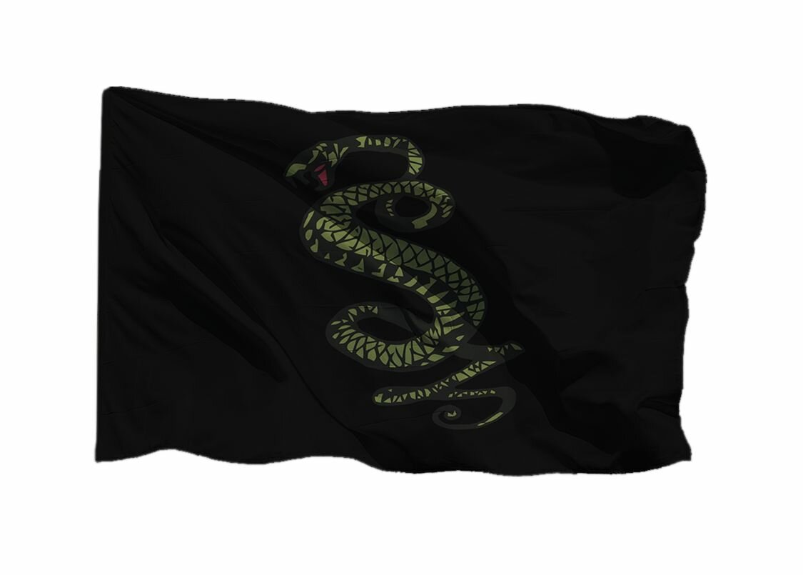 Флаг Туннельных Змей из Fallout Фоллаут 90х135 см на сетке для улицы, для флагштока