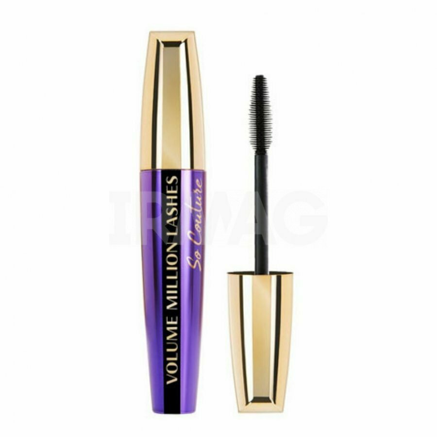 Термотушь Loreal Volume Millions Lash So Couture, 9,5 мл, экстра-черный