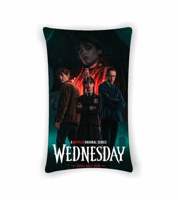 Подушка вертикальная Уэнсдэй, Wednesday #25