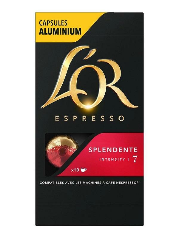 Кофе в капсулах L'OR Espresso Splendente,10шт/уп 1722026 4028604