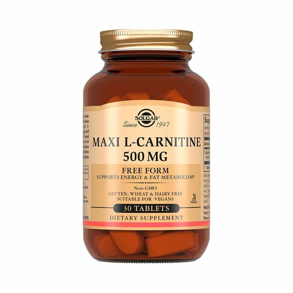 L-карнитин Solgar/Солгар капсулы 500мг 30шт