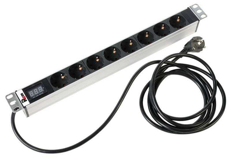 Блок распределения питания ЦМО R-16-8S-AM-440-3 верт. размещ. 8xSchuko базовые 16A Schuko 3м