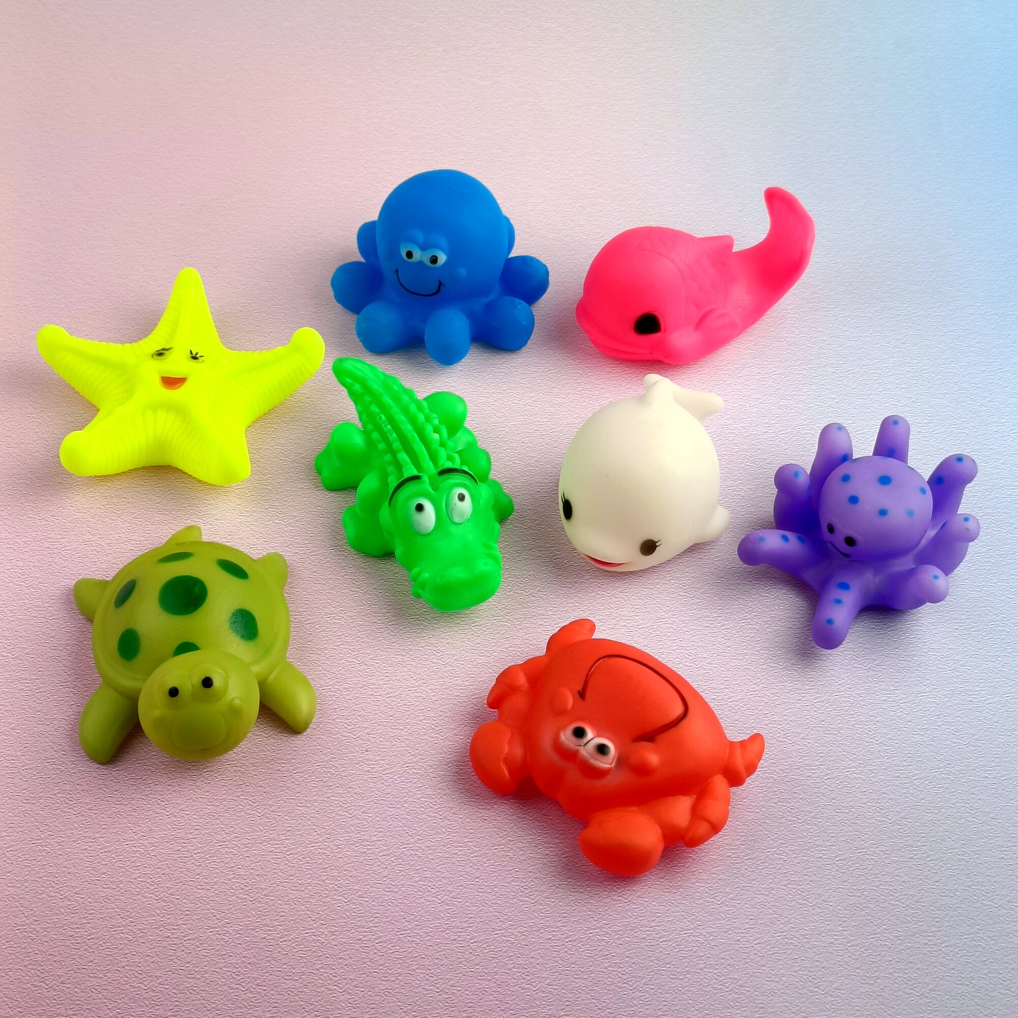 Набор игрушек для ванны Jile Toys Морские обитатели