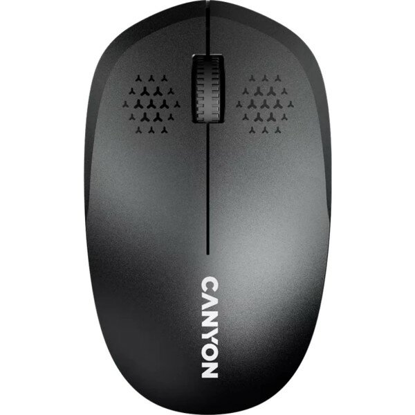 Мышь CANYON MW-04. Bluetooth Wireless optical mouse with 3 buttons. DPI 1200 . with1pc AA canyon turbo Alkaline battery.Black. 103*61*38.5mm. 0.047kg
