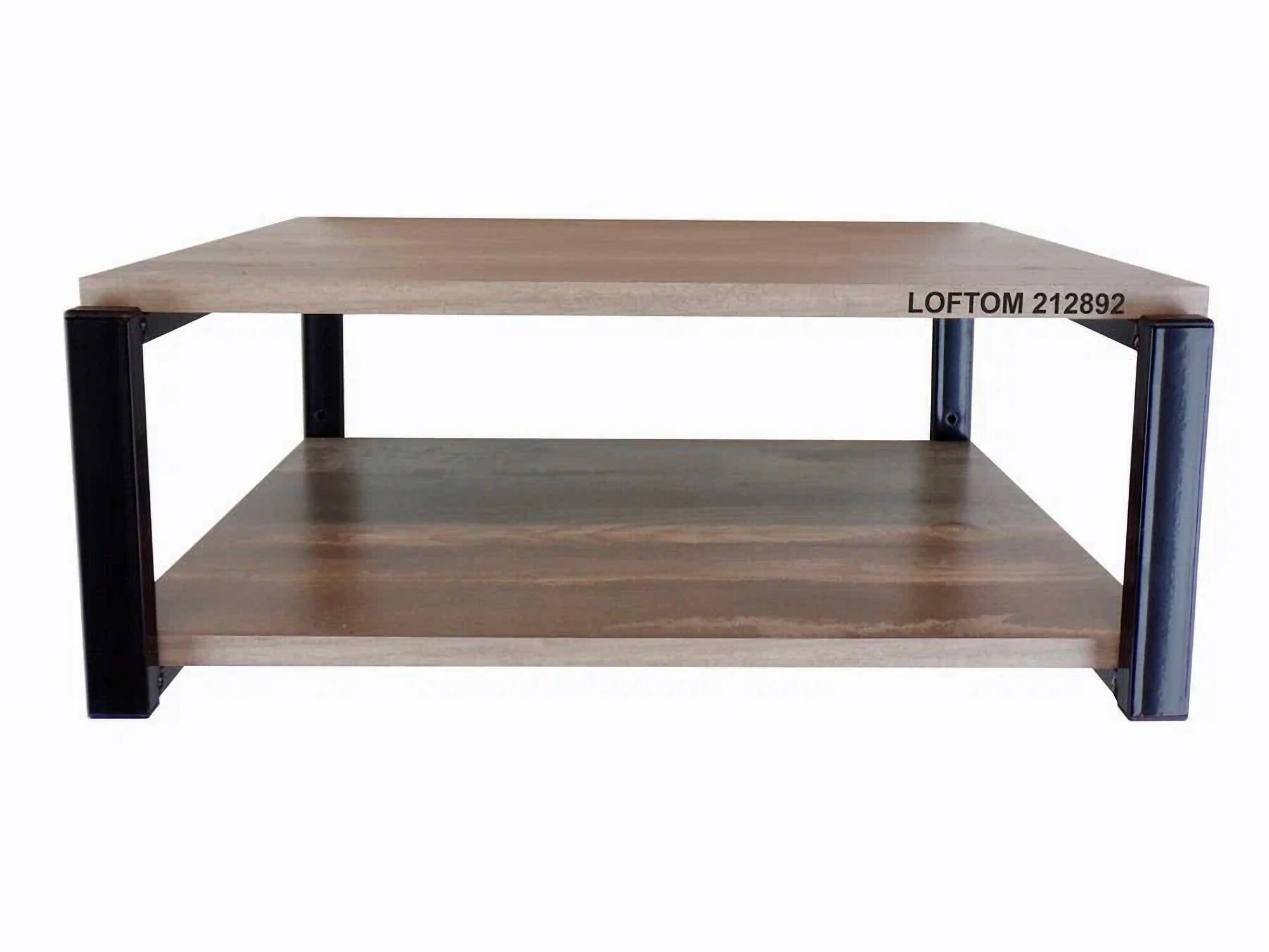 Полка для техники GARROSS "SIBERIA 212892", две полки 35х54 см, высота 21 см, каркас чёрный, цвет полок лофт