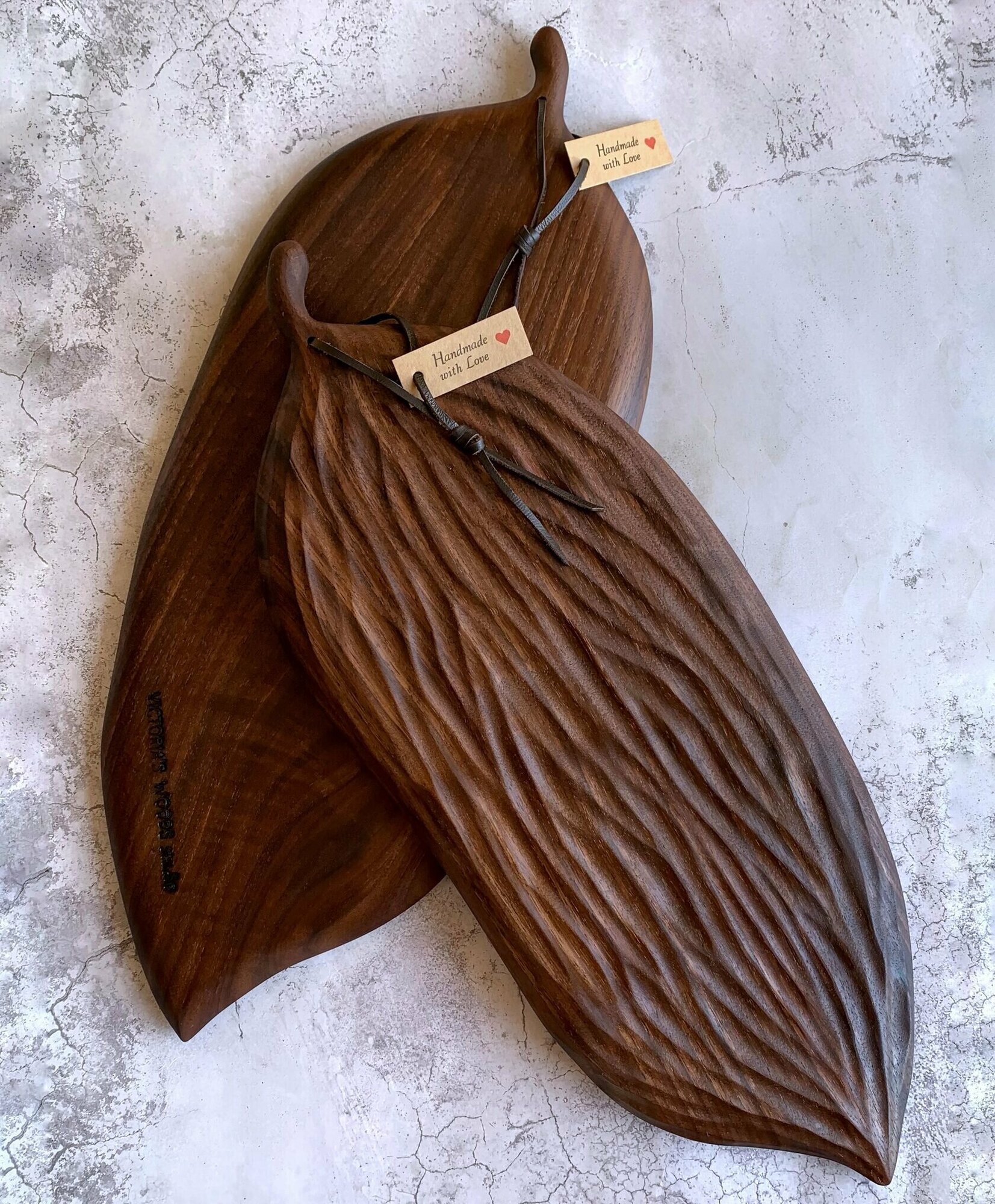 Доска для подачи из чёрного дерева Nature Cocoa