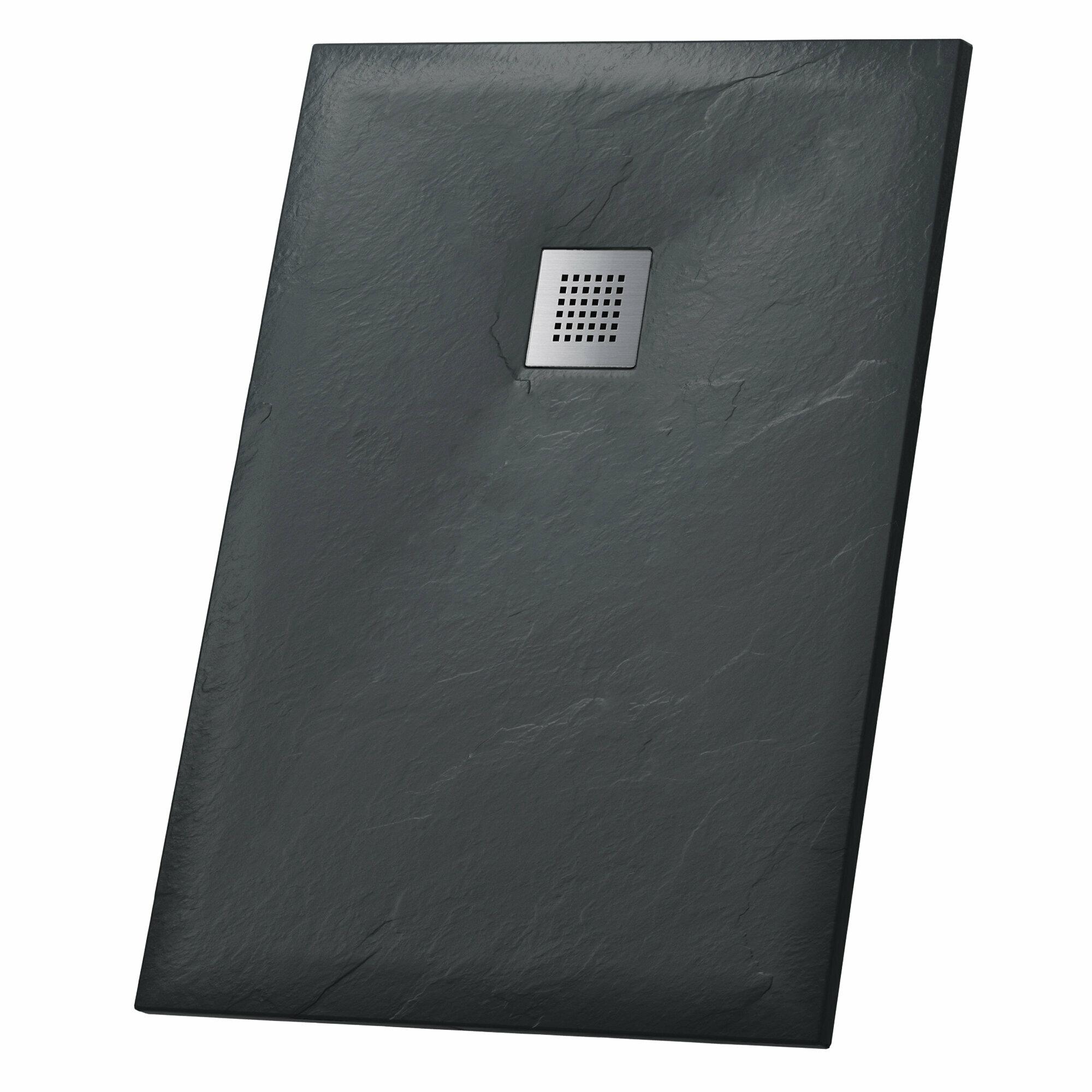 Душевой поддон Grossman Strong GR-S290110Q (90х110х2,5) из искусственного камня, прямоугольный, графит,1 место